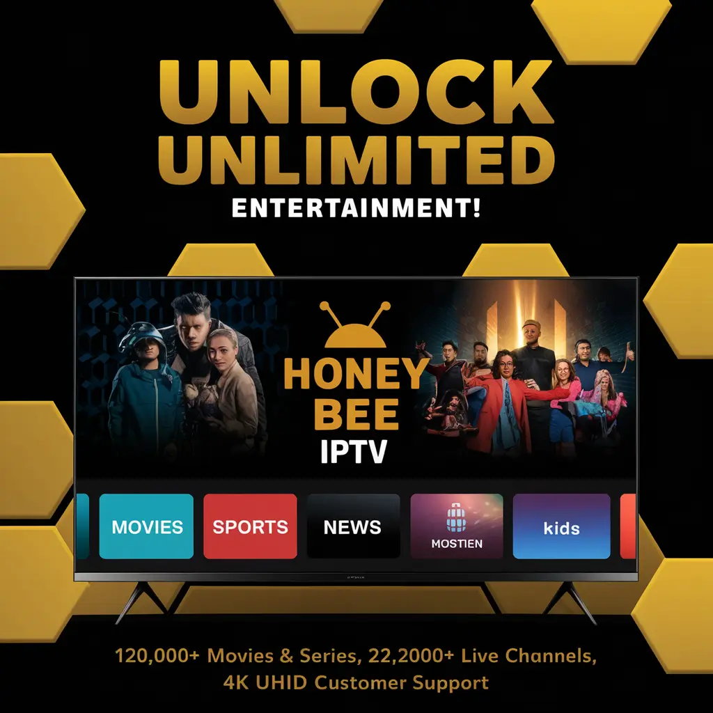 Honey Bee IPTV homepage - Honey Bee IPTV